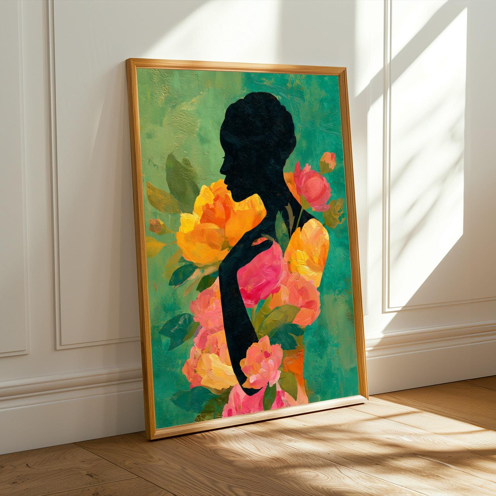 Floral Figure Wall Art Print 2 – Soluna Soul